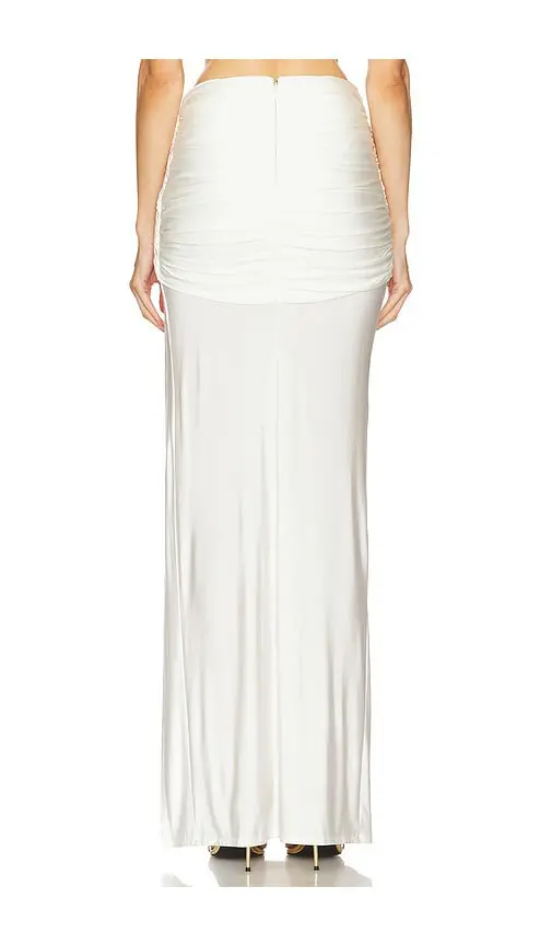 MICHAEL COSTELLO Magnolia Maxi Skirt - Ivory