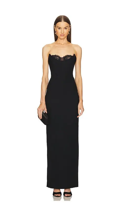 MICHAEL COSTELLO Louisa Gown - Black