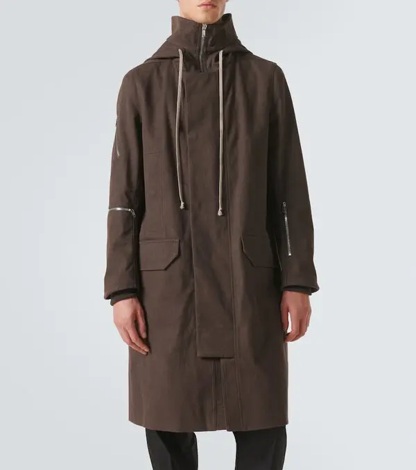 Rick Owens Oversized Cotton Coat
