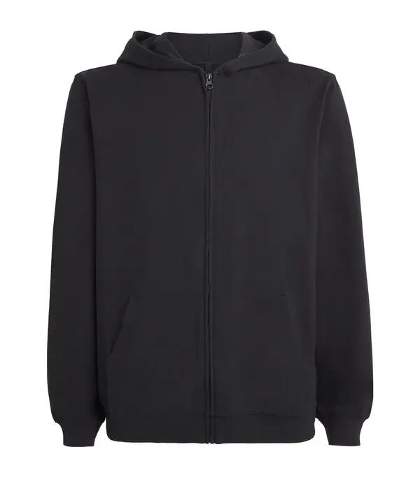 SKIMS Jersey Lounge Zip-up Hoodie - Black