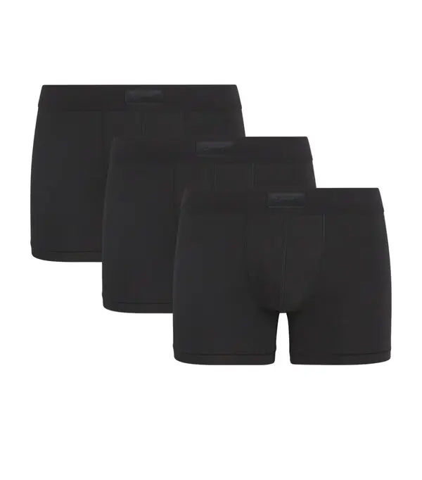 SKIMS Stretch-cotton Boxers - Black