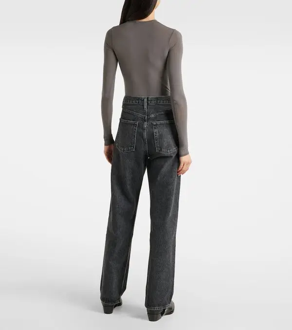 AGOLDE Kelly High-rise Straight Jeans