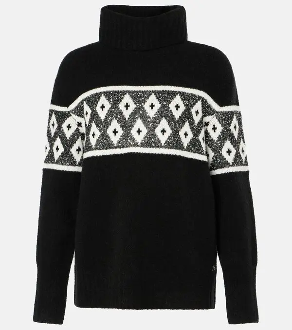 Bogner Uda Sequined Wool-blend Sweater