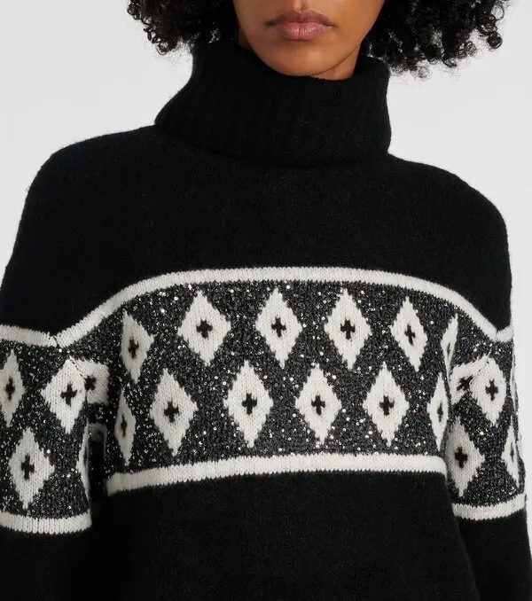 Bogner Uda Sequined Wool-blend Sweater