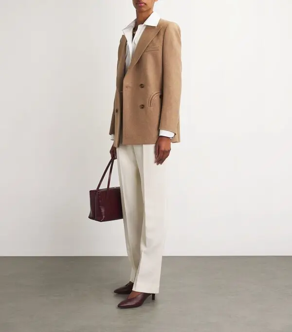 BLAZÉ MILANO Double-breasted Virgin Wool-cashmere Blazer