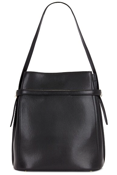 TOTEME Belted Bucket Bag - Black