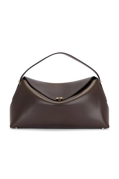 TOTEME T-lock Top Handle Bag - Bark