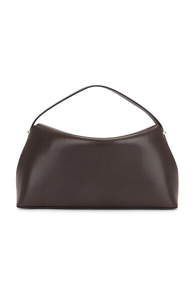 TOTEME T-lock Top Handle Bag - Bark