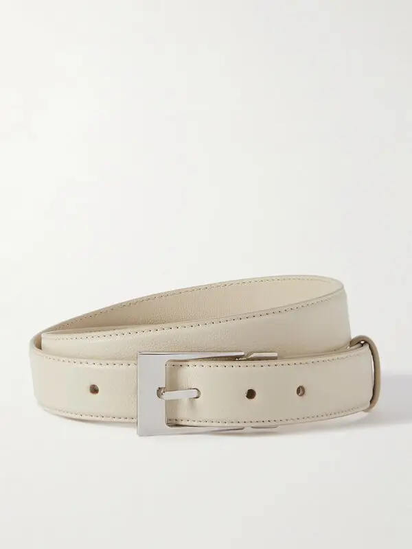 THE ROW Jewel Leather Belt - Neutrals