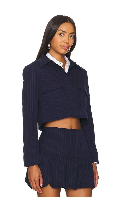 Amanda Uprichard Sanders Jacket - Navy