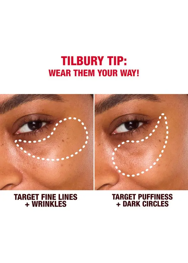Charlotte Tilbury Immediate Eye Revival Patches, Reduces Puffiness