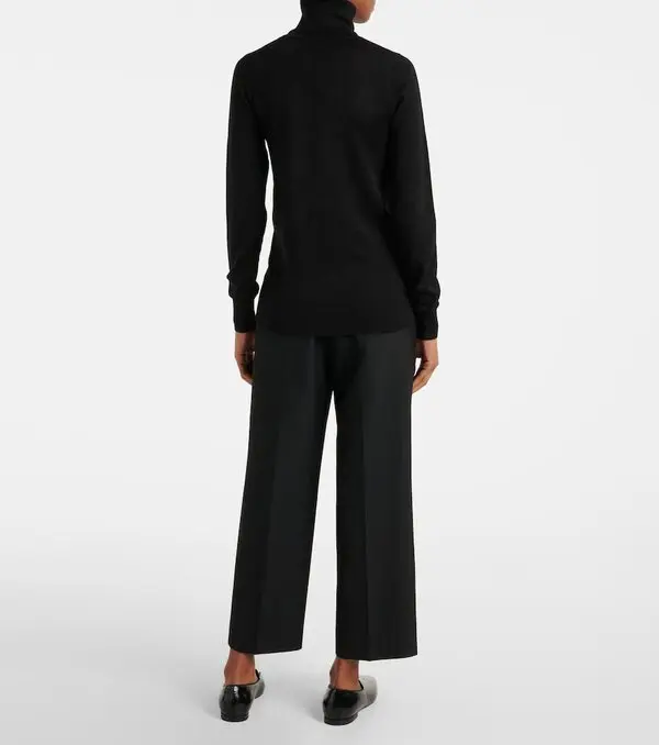 TOTEME Wool And Silk Turtleneck Sweater