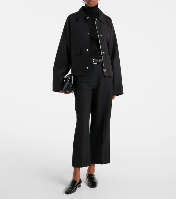 TOTEME Wool And Silk Turtleneck Sweater