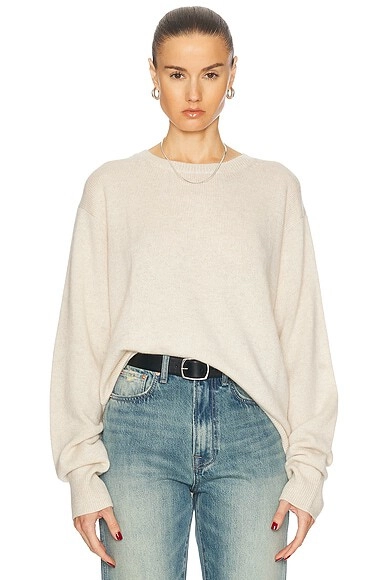 Eterne James Cashmere Sweater - Oatmeal