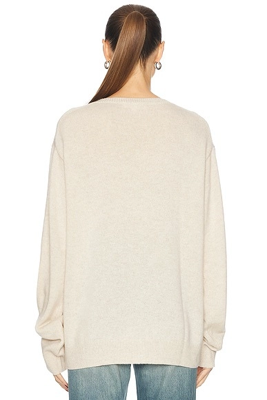 Eterne James Cashmere Sweater - Oatmeal