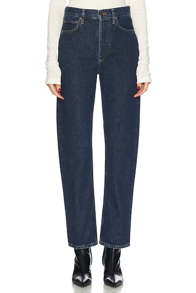 AGOLDE 90's Pinch Waist High Rise Straight Jeans - Pendulum