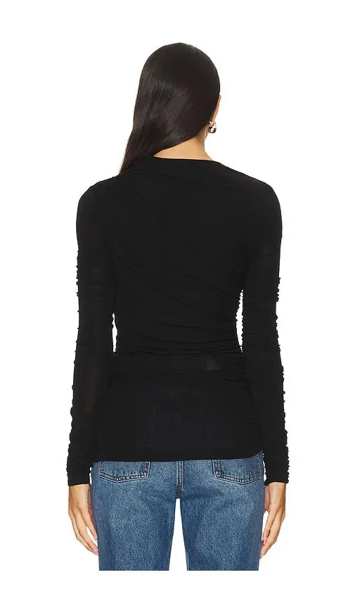 AGOLDE Tania Twist Tee - Black