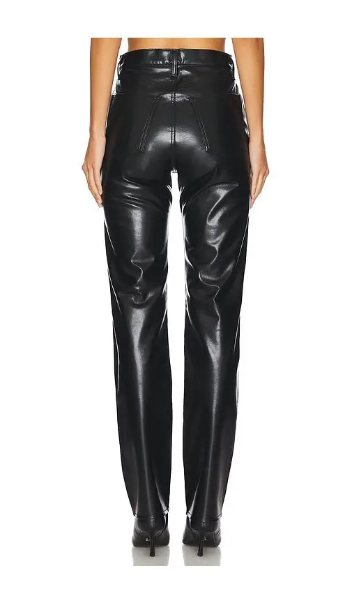 AGOLDE 90's Pinch Waist Long Trousers - Black