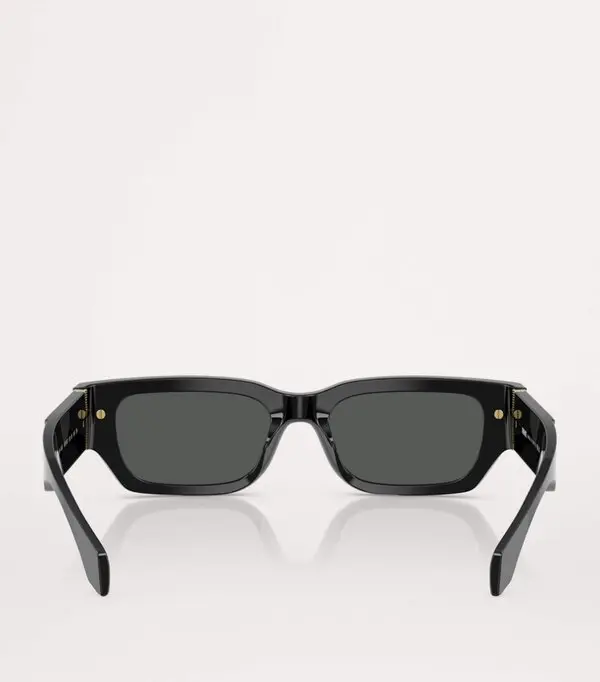 Versace Acetate Rectangle Frame Sunglasses
