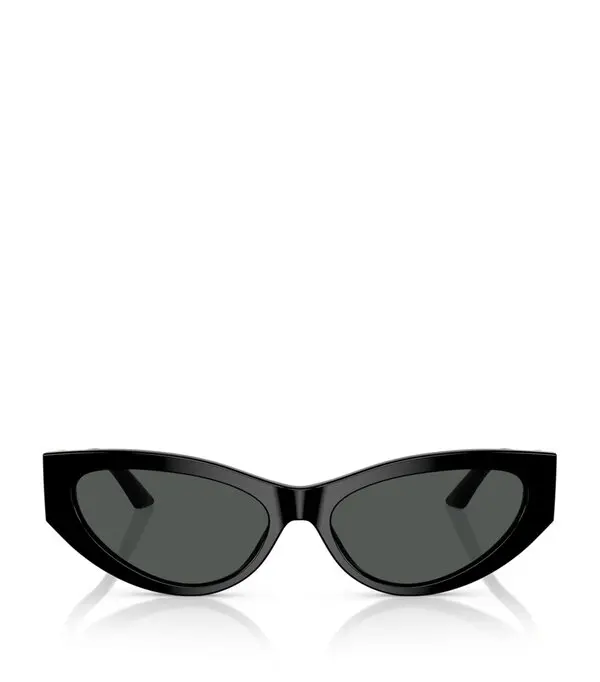 Versace Metal Cat Eye Sunglasses - Black
