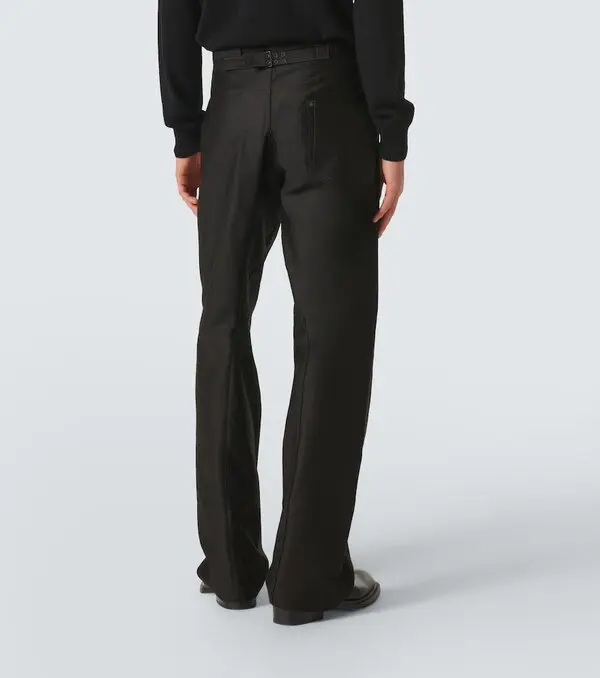 MAISON MARGIELA Straight Leg Cotton Trousers
