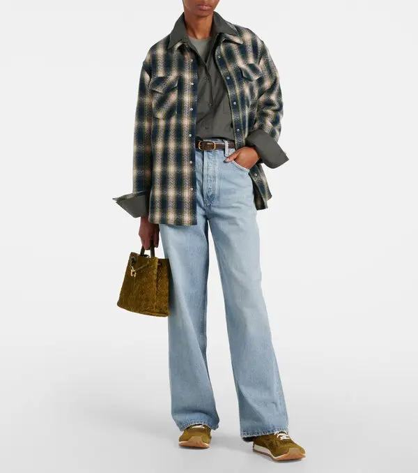 AGOLDE Low Slung Baggy Mid-rise Jeans In Force