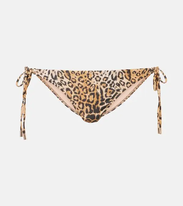Melissa Odabash Costa Bikini Bottom In Cheetah Print - Brown