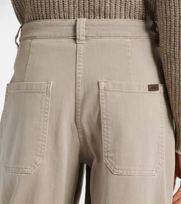 Brunello Cucinelli Mid-rise Wide-leg Jeans