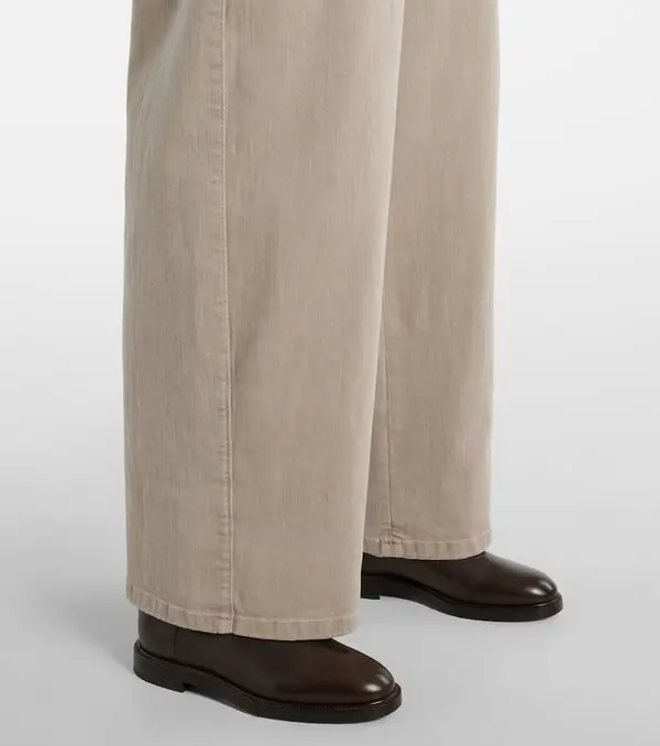 Brunello Cucinelli Mid-rise Wide-leg Jeans