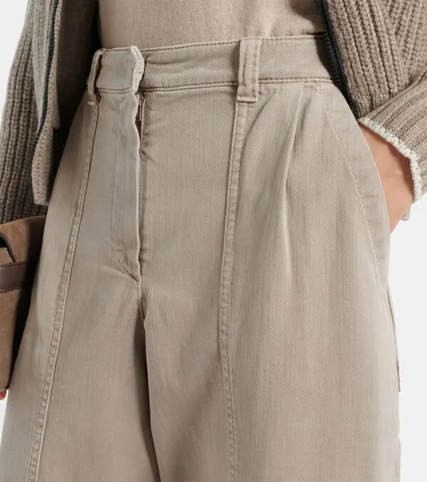 Brunello Cucinelli Mid-rise Wide-leg Jeans