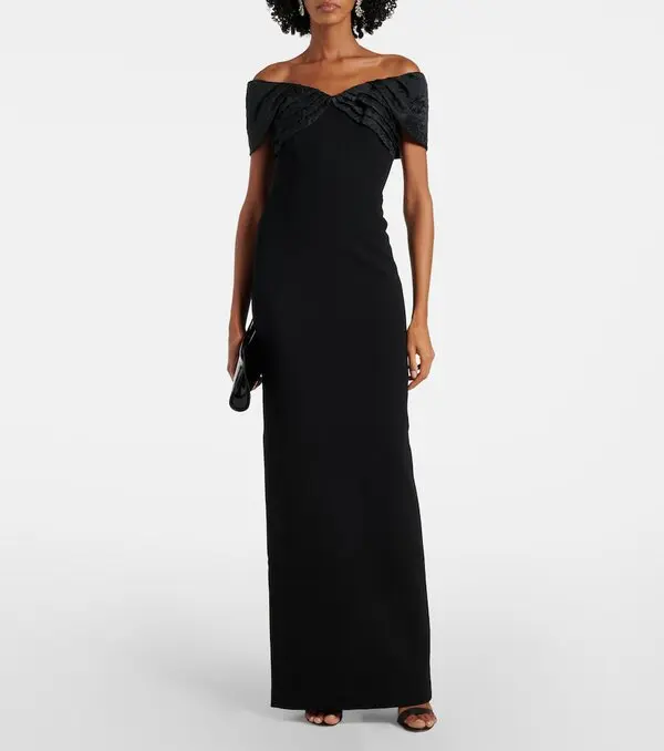 Rebecca Vallance Athena Cape Effect Gown