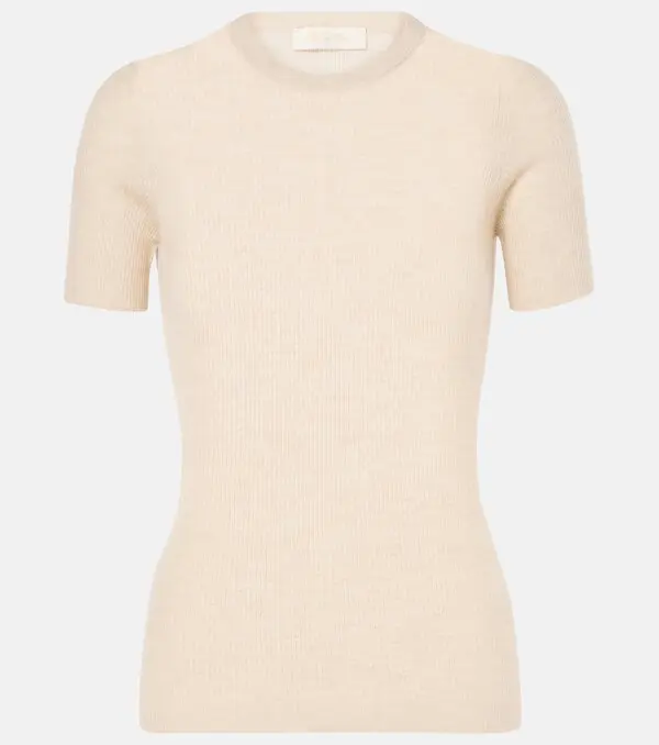 Loro Piana Ribbed Cashmere Sweater - Beige