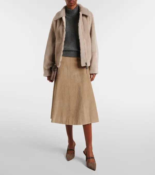 Brunello Cucinelli Midi Skirt