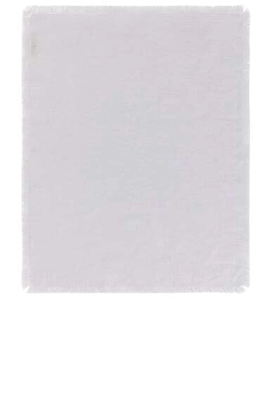 Jenni Kayne Frayed Linen Placemat - Ivory