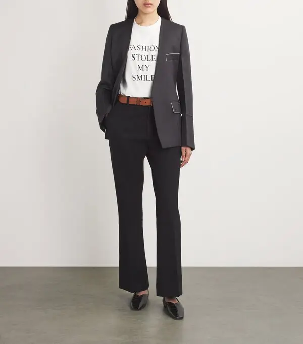 Victoria Beckham Graphic Slogan T-shirt