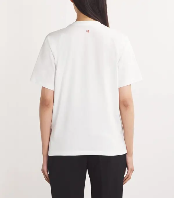 Victoria Beckham Graphic Slogan T-shirt