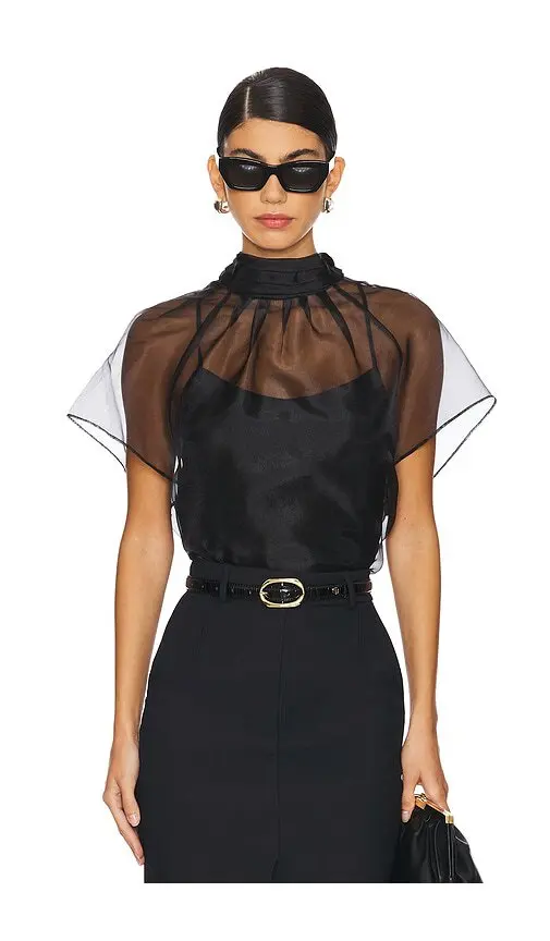 Simkhai Feyre Short Sleeve Top