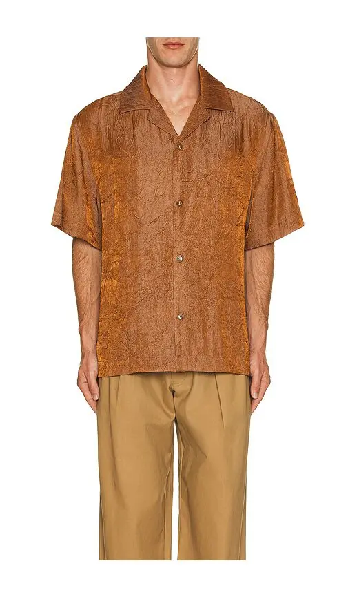 WAO Crinkled Short Sleeve Shirt