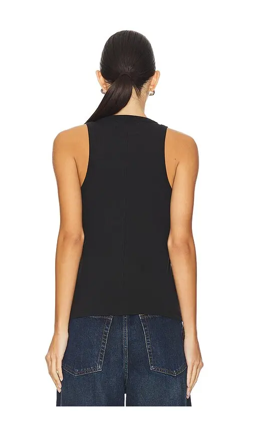 Sold Out NYC Ribbed Tank - Black