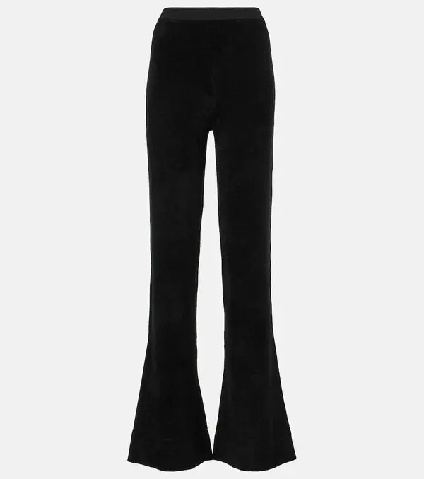 Proenza Schouler Flared Chenille Trousers