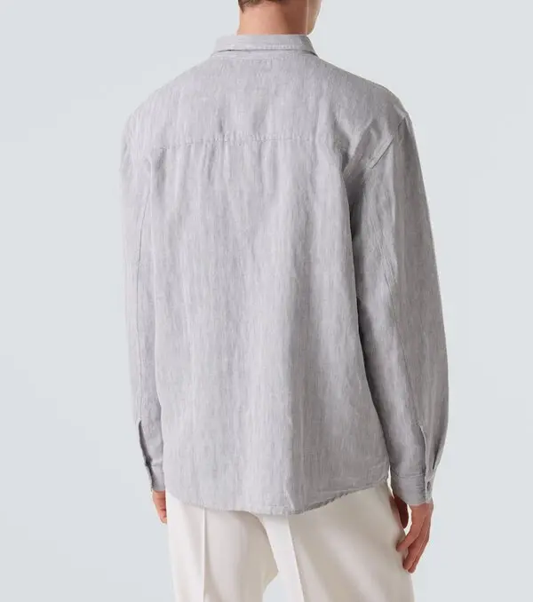 Frescobol Carioca Nuno Cotton And Linen Overshirt