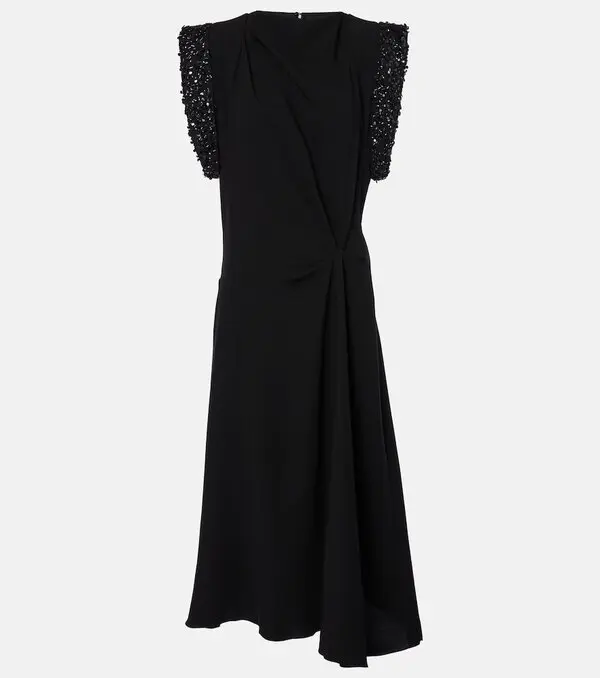 Isabel Marant Étoile Leronia Sequined Midi Dress - Black