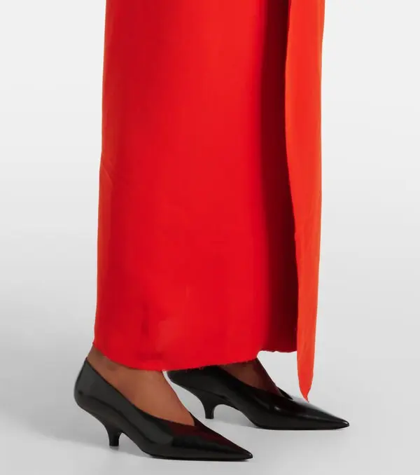 Plan C Asymmetric Maxi Dress