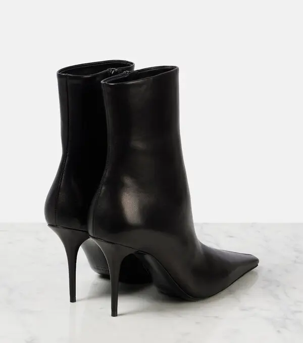 Saint Laurent Ashley Pointed Toe Ankle Boots