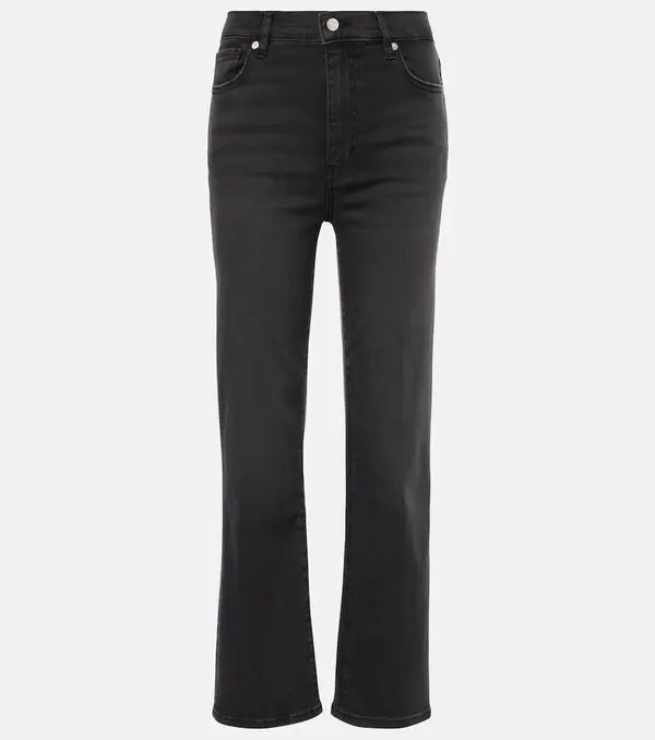 FRAME Le Sleek High-rise Straight Jeans
