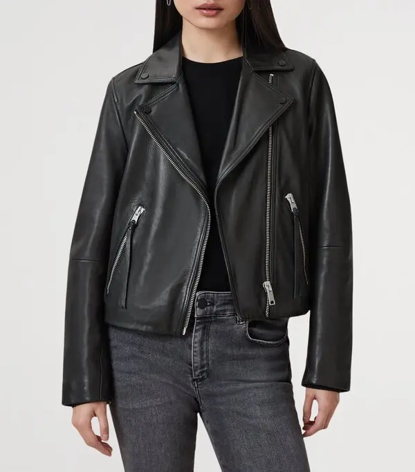 ALLSAINTS Leather Dalby Biker Jacket