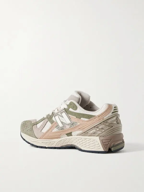 NEW BALANCE 1906 Paneled Mesh, Leather & Rubber Sneakers - Neutrals