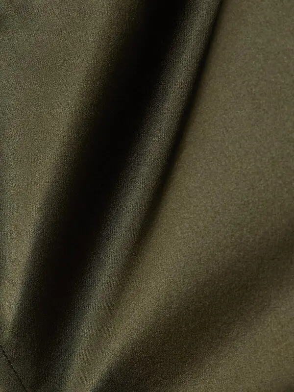 Staud Brunswick Strapless Silk-blend Satin Top
