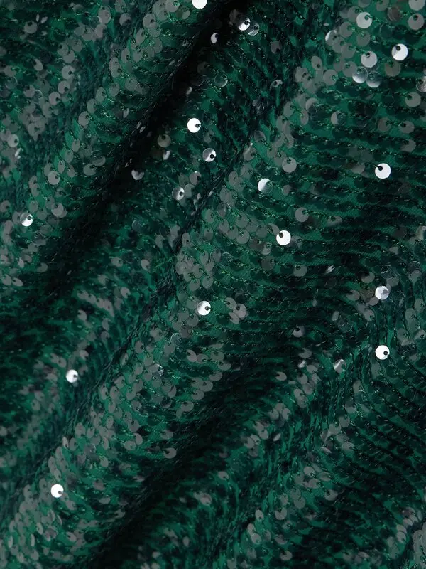 Erdem Embellished Sequined Chiffon Midi Dress