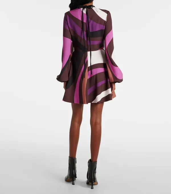 Emilio Pucci Marmo Cady Mini Dress